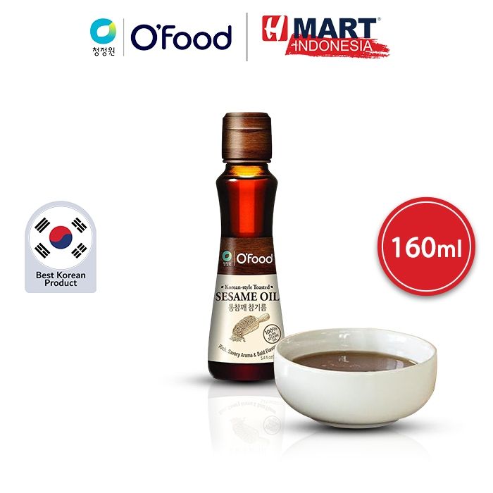 CHUNG JUNG ONE O'Food Sesame Oil - Minyak Wijen Dengan 100% Wijen Asli ...