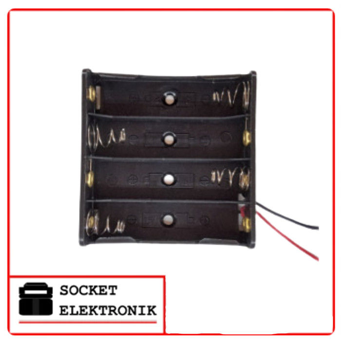 Socket Baterai Holder Aa 4 Slot Lazada Indonesia