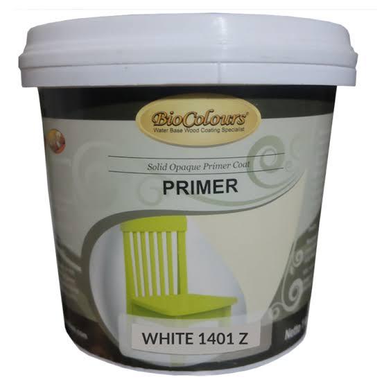 Cat primer Kayu Water Based BioColours Primer Coat 1401 Z - White ...