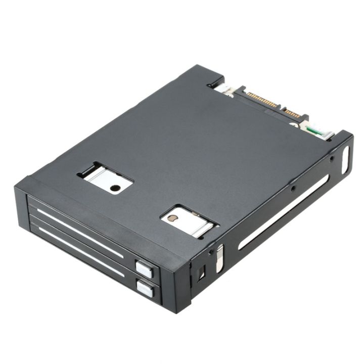 Dual Bay 2.5 Inch SATA III Hard Drive HDD and SSD Tray Internal Mobile ...