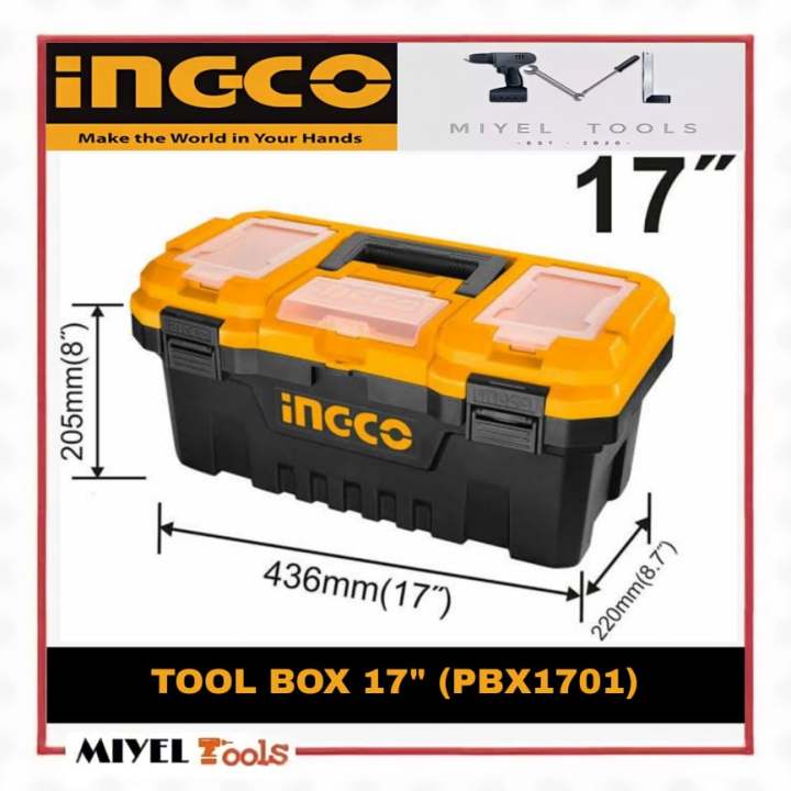 INGCO PLASTIC TOOL BOX 17 INGCO PLASTIC TOOL BOX 17