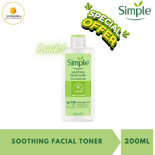 SIMPLE SOOTHING FACIAL TONER 200ML | Lazada