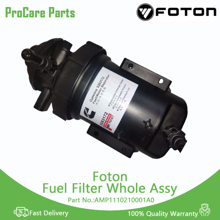 Foton Fuel Filter Whole Assy Fuel Pump Square Socket 2Pin # ...