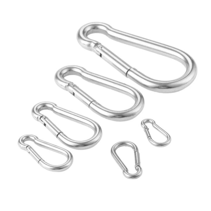 1 pc heavy duty marine grade stainless steel 316 carabiner spring snap ...