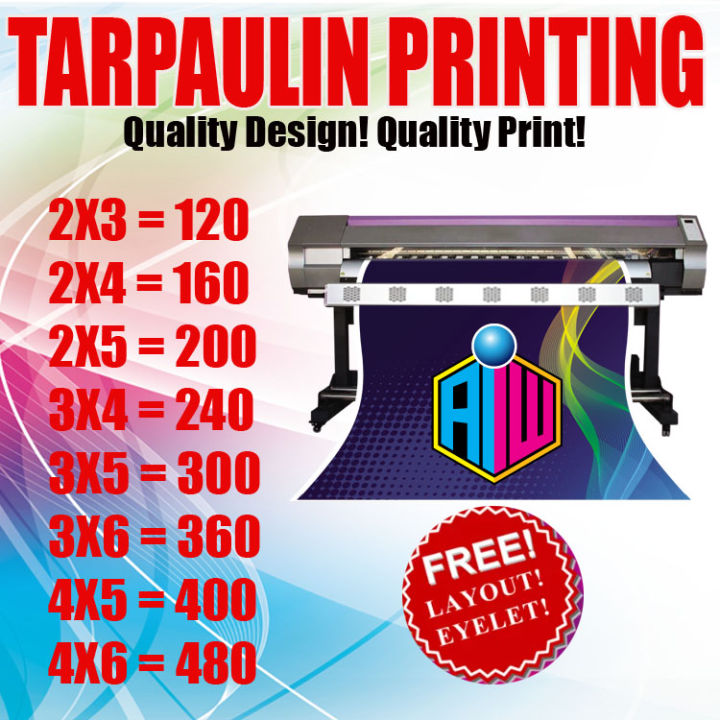 TARPAULIN PRINTING WITH FREE LAYOUT PARTY NEEDS BANNER | Lazada PH