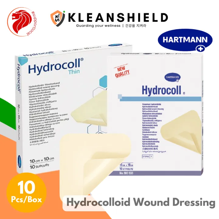 Hartmann Hydrocoll Absorbent hydrocolloid dressing Sterile & Sterile ...