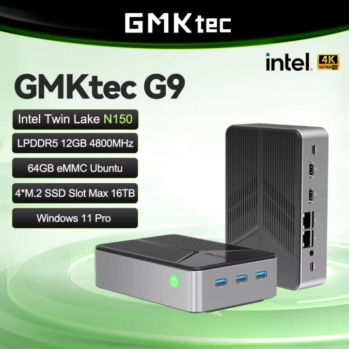 GMKtec Nucbox G9 MINI NAS New Mold Intel N150 MINI PC Windows 11 Pro ...