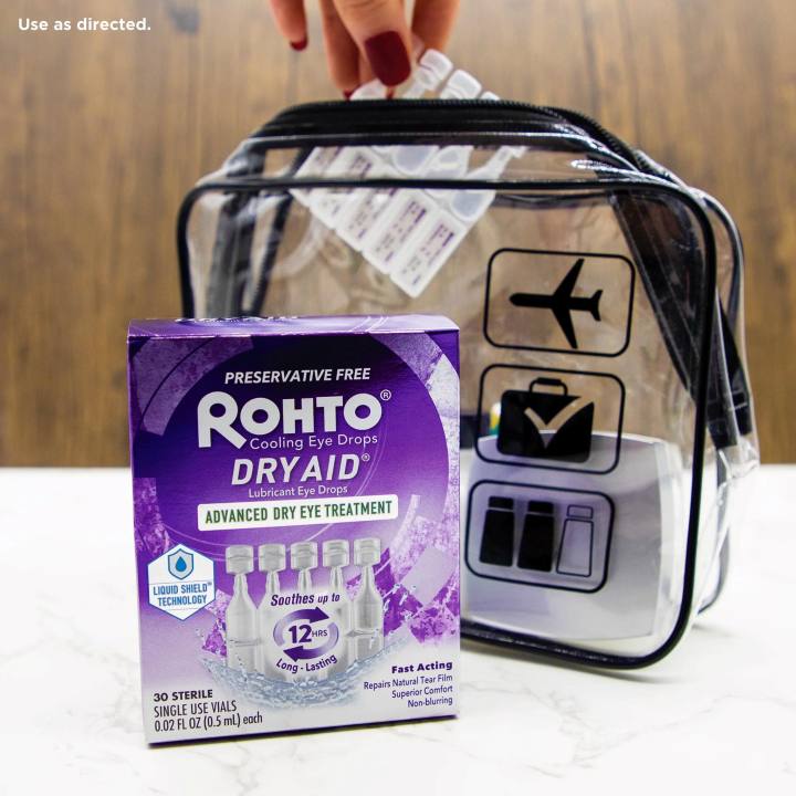 Rohto / Cooling Eye Drops / Dry Aid Lubricant Eye Drops / Advanced Dry ...