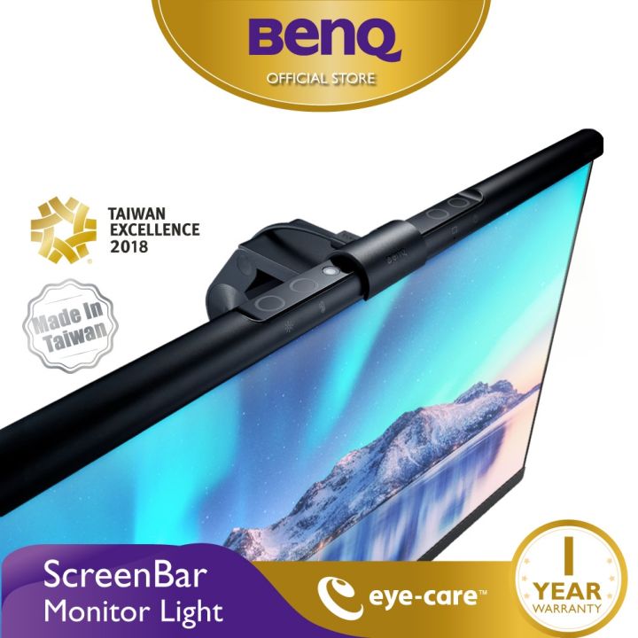 BenQ ScreenBar LED Auto Dimming Adjustable Brightness and Color ...