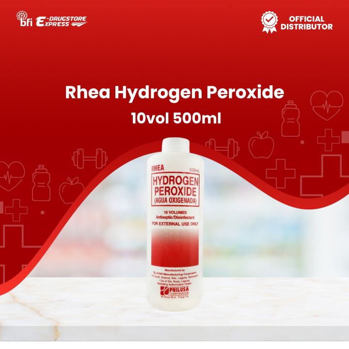 Rhea Hydrogen Peroxide 10vol 500mL | Lazada PH