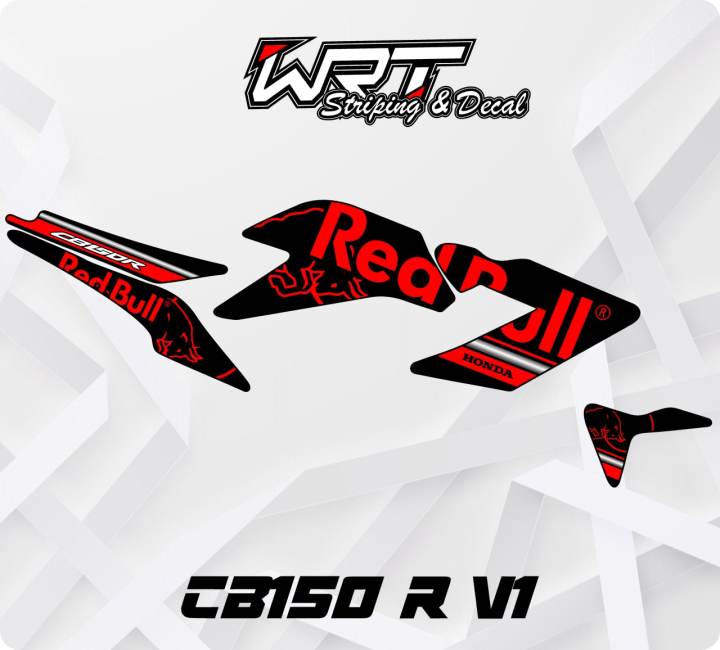 Striping CB150R-Stiker Lis Decal CB150R Lama V1 RedBull | Lazada Indonesia
