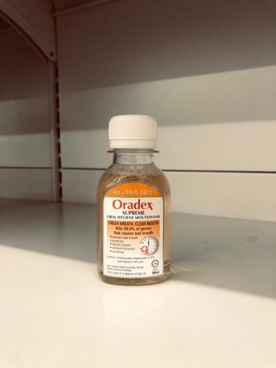 ORADEX SUPREME ORAL HYGIENE MOUTHWASH 90ML | Lazada