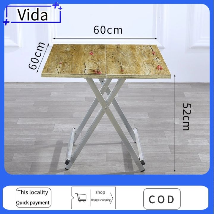 Portable Black home simple small table dormitory outdoor booth night ...