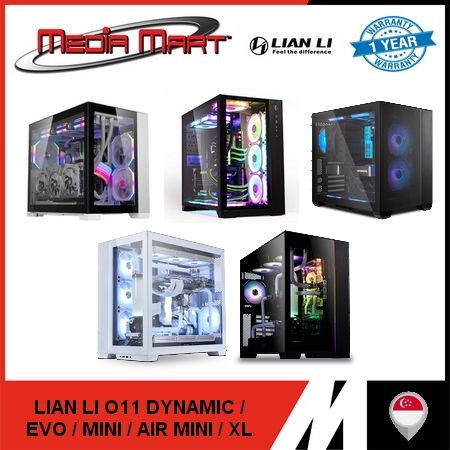 LIAN LI O11 DYNAMIC V2/EVO RGB/AIR MINI/EVO XL/VISION COMPACT | BLACK ...