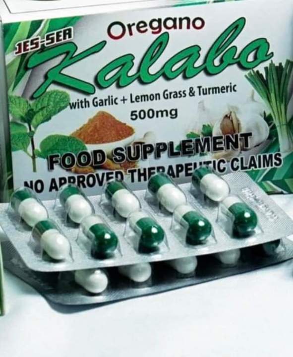 JES-SER OREGANO KALABO PLUS HERBAL CAPSULE WITH GARLIC | Lazada PH