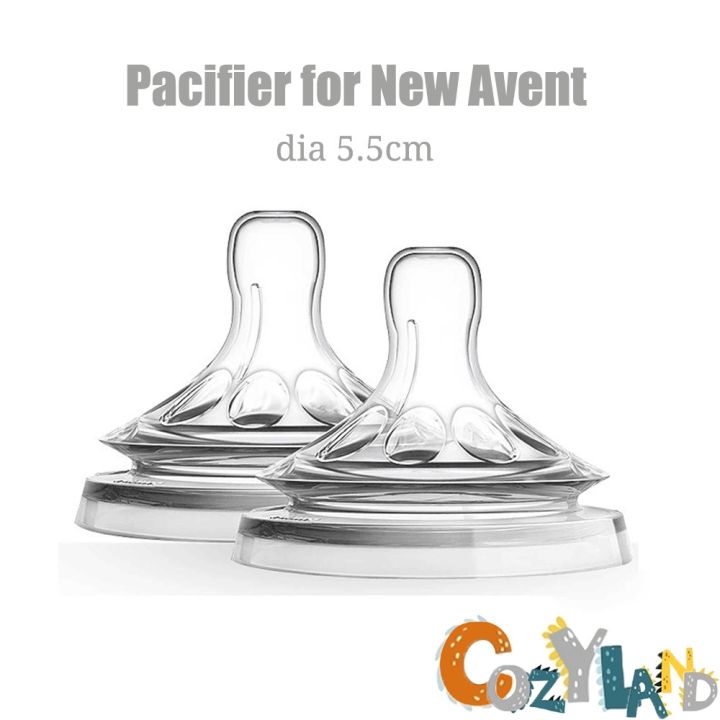 【COD】Cozyland nipple wide neck replacement Silicone philips pacifier ...