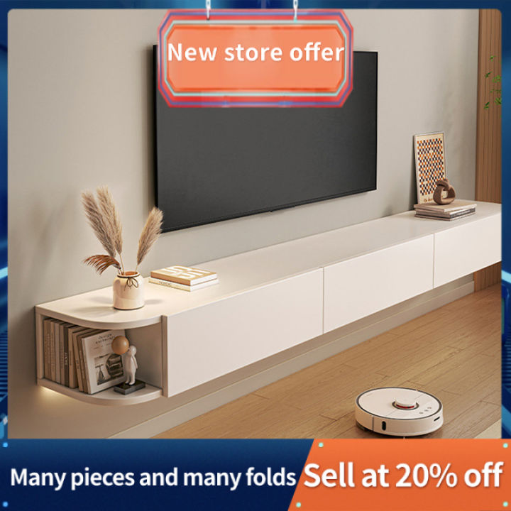 Wall Mounted TV Rack Cabinet Fit for TV Up to 60Inch Floating TV Shelf ...