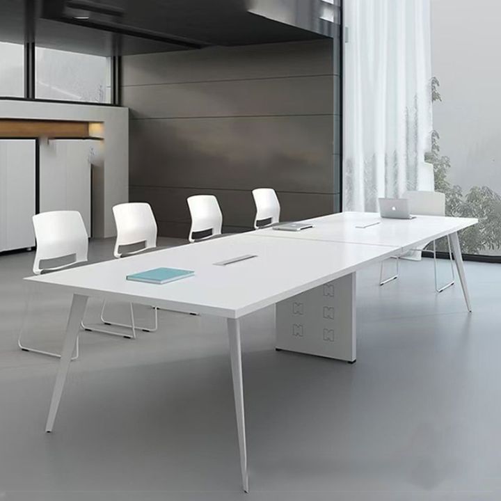 [SG Stock]Modern Conference Table Set - Office Meeting Desk (Compact ...