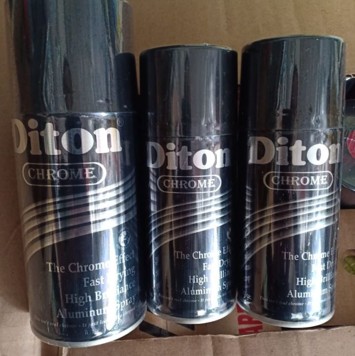 Pilox DITON Chrome Cat Semprot Pilok Pylox Chrome / Warna Stainless ...