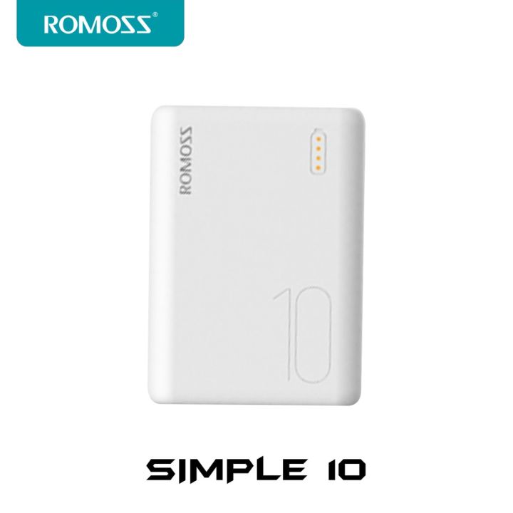 ♔ORIGINAL ROMOSS Simple 10 10000mAh Power Bank | Lazada PH