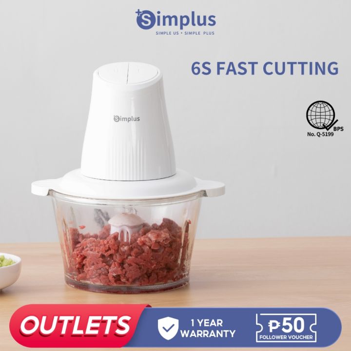 Simplus Electric Meat Grinder Chopper and Blender Multifunctional Food ...