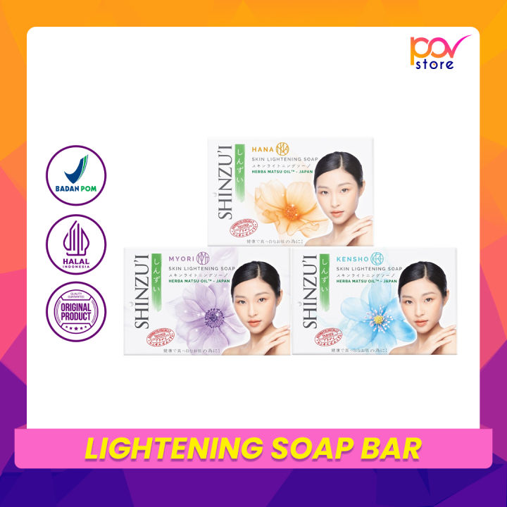 Shinzu'i Skin Lightening Bar Soap 80gr - Shinzui POV Store | Lazada ...