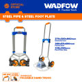 WADFOW Foldable Hand Truck 60KG | 100KG Folding Trolley Shopping Push ...