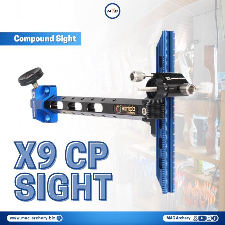 SANLIDA X9 Compound Sight Fisir - Visir untuk busur compound panahan ...