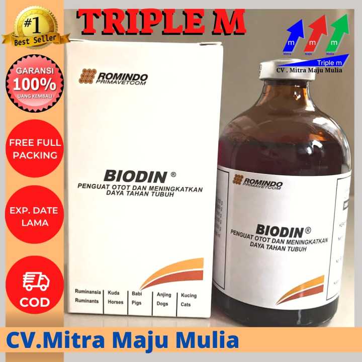 BIODIN 100 ml ROMINDO MMM - Menguatkan Otot Stamina Daya Tahan Tubuh ...