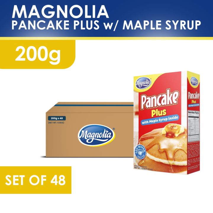 Magnolia Pancake Plus with Maple Syrup (200g) Box of 48 | Lazada PH