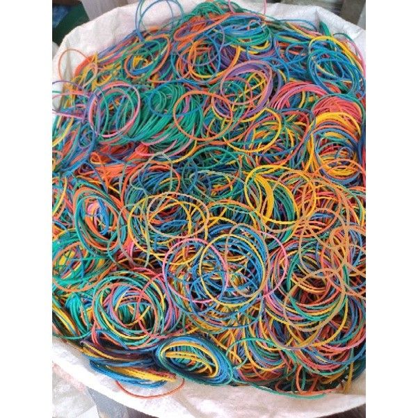Ready stock 】 Rubber Bands/GOMA/LASTIKO (assorted color) ordinary ...