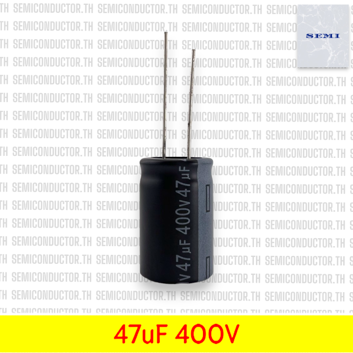 C 47uF 400V AISHI WK Series 85°C Electrolytic Capacitor ตัวเก็บประจุ ...