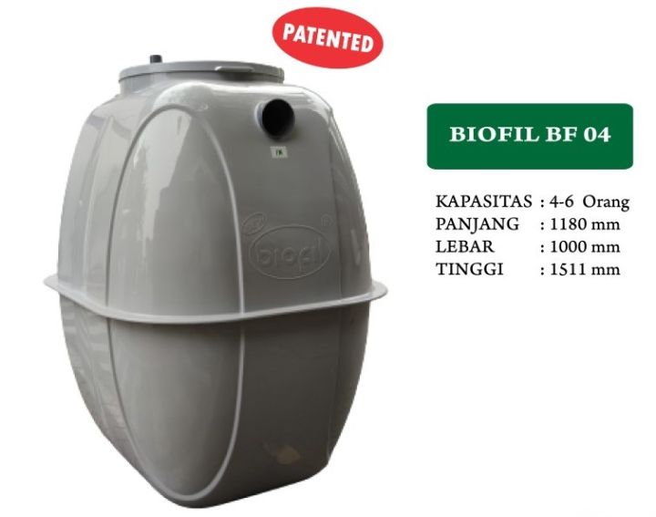 Septic Tank Biofil / Tandon Septik / Tangki Septic Biofil 1850 Liter ...