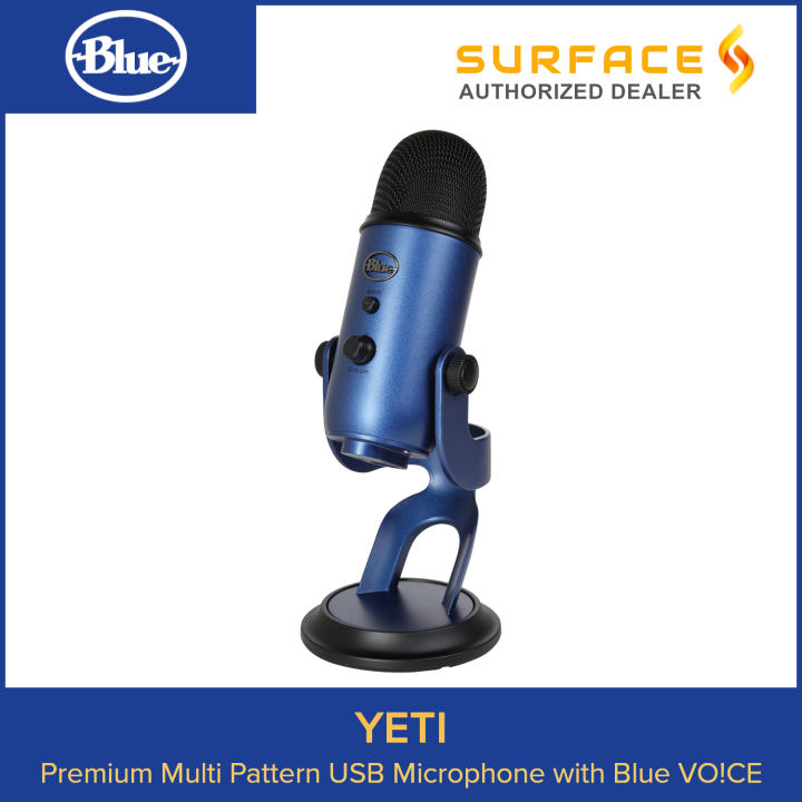 Logitech Blue Yeti Premium Multi-Pattern USB Microphone for Recording ...