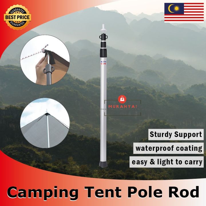 Camping Tent Pole Rod Outdoor Batang tiang khemah camping Canopy ...