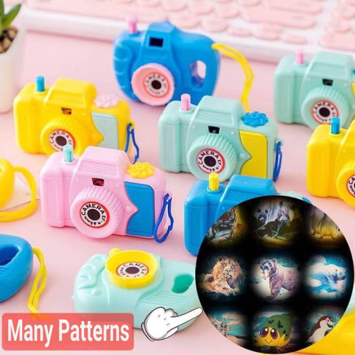 Children's 3D projection cartoon simulation camera toy mini creative ...