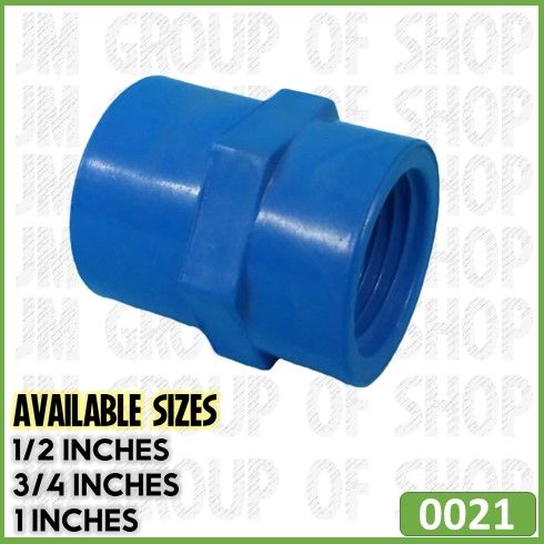 JM H-0021 | Blue PVC Fittings 1/2" | 3/4" | 1" | PVC FEMALE ADAPTER | PVC FEMALE ADAPTOR | Lazada PH