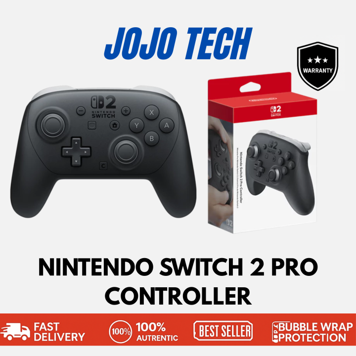 Nintendo Switch 2 Pro Controller HD Rumble 2 Motion controls Capture ...