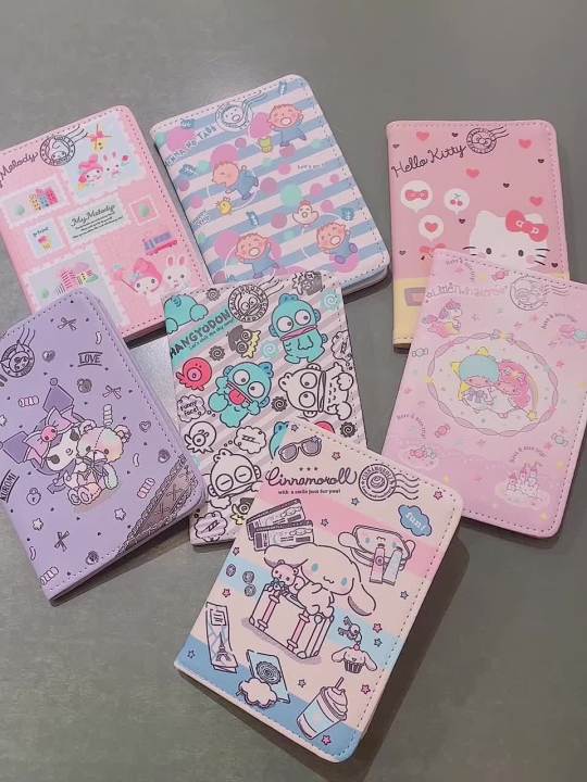 Sarung Pelindung Pemegang Pasport Kartun Comel Kuromi Pemegang Tiket ...