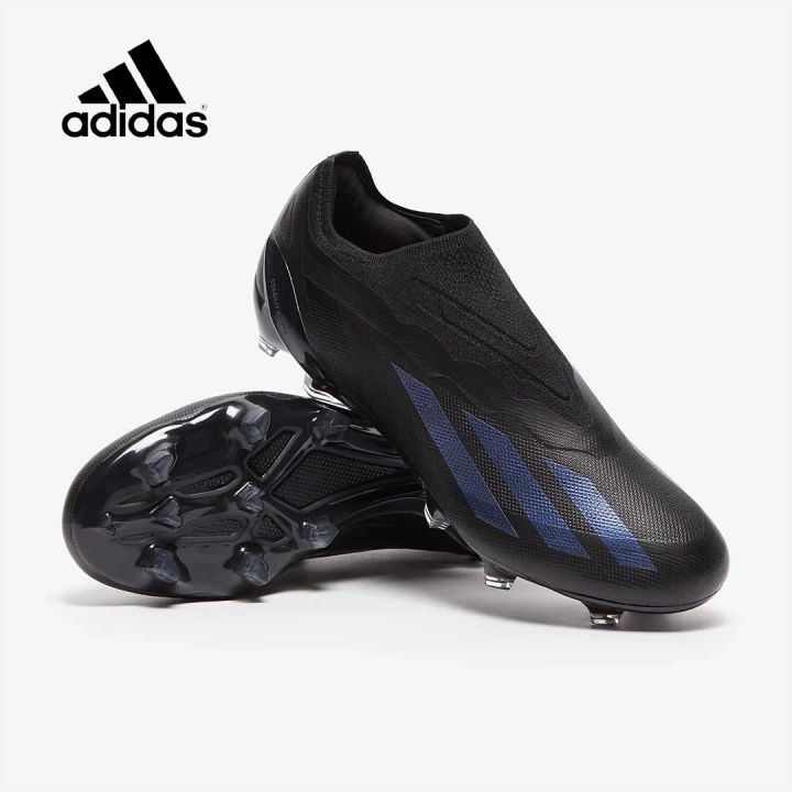 รองเท้าฟุตบอล Adidas X Crazyfast.1 Laceless FG ตัวท็อปไร้เชือก | Lazada.co.th