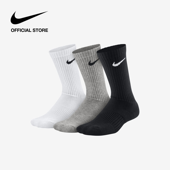 Nike Kids' Performance Crew Socks (3 Pair) - Multi-Colour ถุงเท้าเด็ก ...