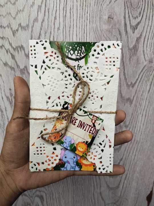 4R SAFARI THEME INVITATION FOR BIRTHDAY AND CHRISTENING | Lazada PH