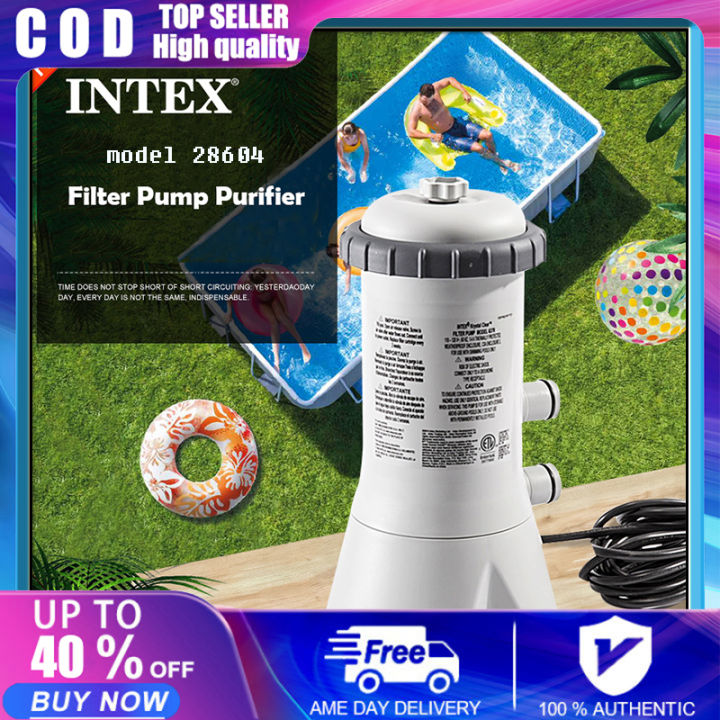 Original Intex 28604 (220-240v) filter pump purifier circulating water ...