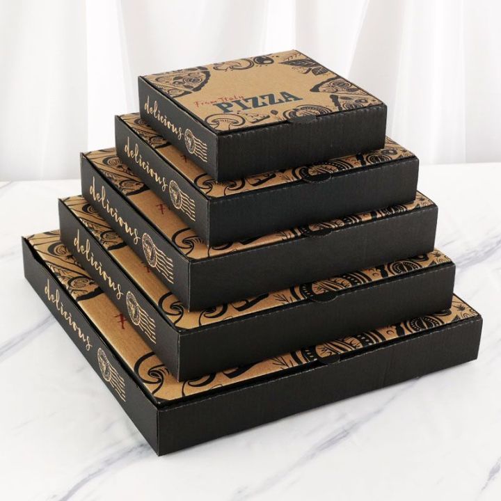 Kraft paper Waleng pizza box 4/6/8/10/12/14/16 inch hexagonal pizza ...