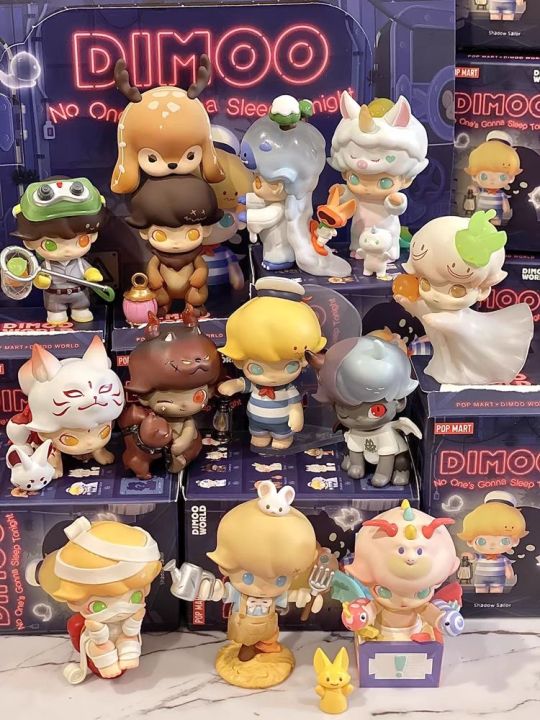 สินค้าพร้อมส่ง POPMART Dimoo Don't Sleep Tonight Series ของแท้ ยกบ็อก ...