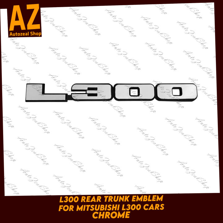 L300 Rear Trunk Emblem for Mitsubishi L300 Cars (Chrome) | Lazada PH