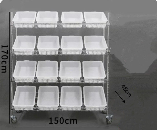 Mobile Sorting Truck Picking Goods Cart with Wheel Warehouse Logistic ...