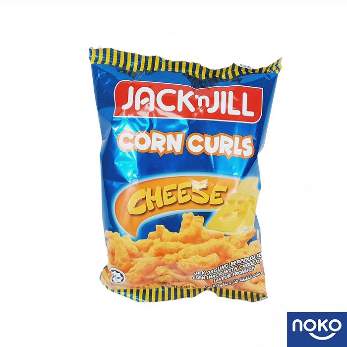 Jack 'n Jill Corn Curls Cheese 80G - 3321 | Lazada