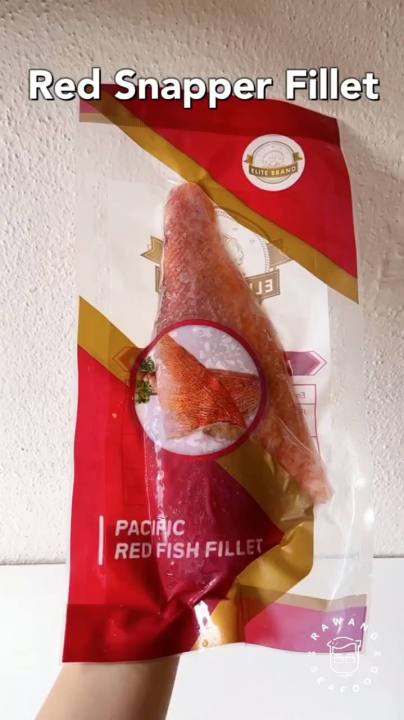 PACIFIC RED FISH FILLET / IKAN MERAH / RED SNAPPER FILLET 红枣鱼片 Frozen ...