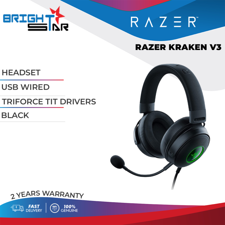 Razer Kraken V3 USB Wired Gaming Headset | Lazada